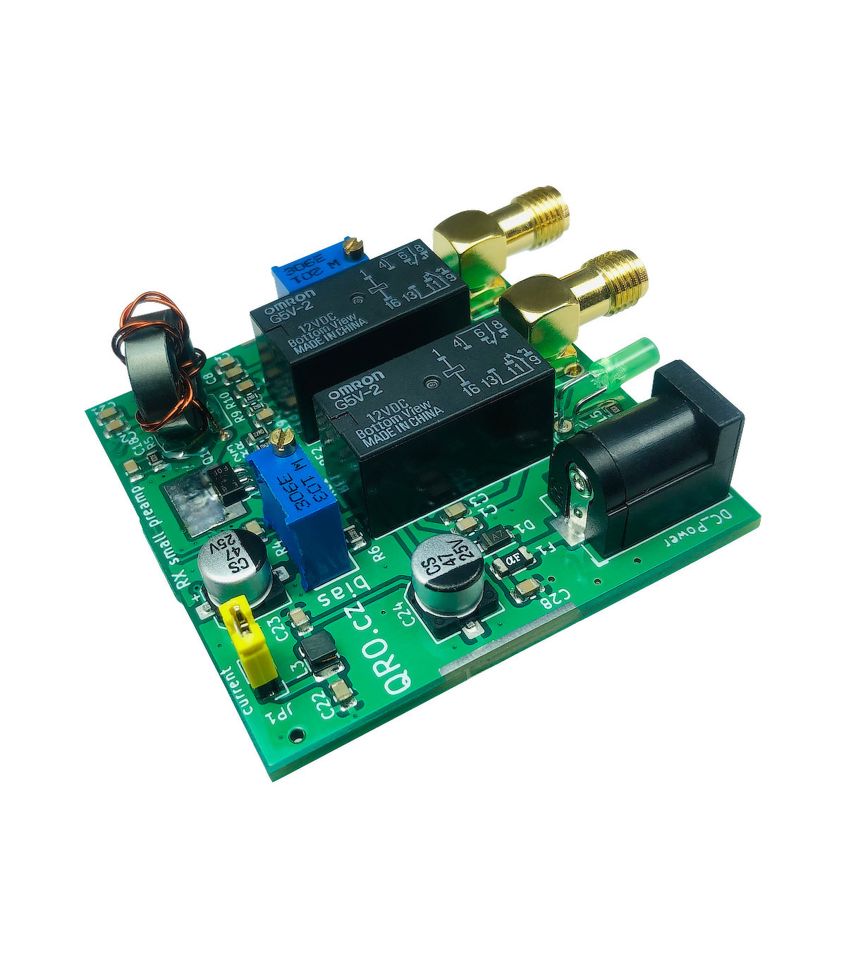 RX small preamplifier with 2SC5551 ASSEMBLED VERSION | hamparts.shop