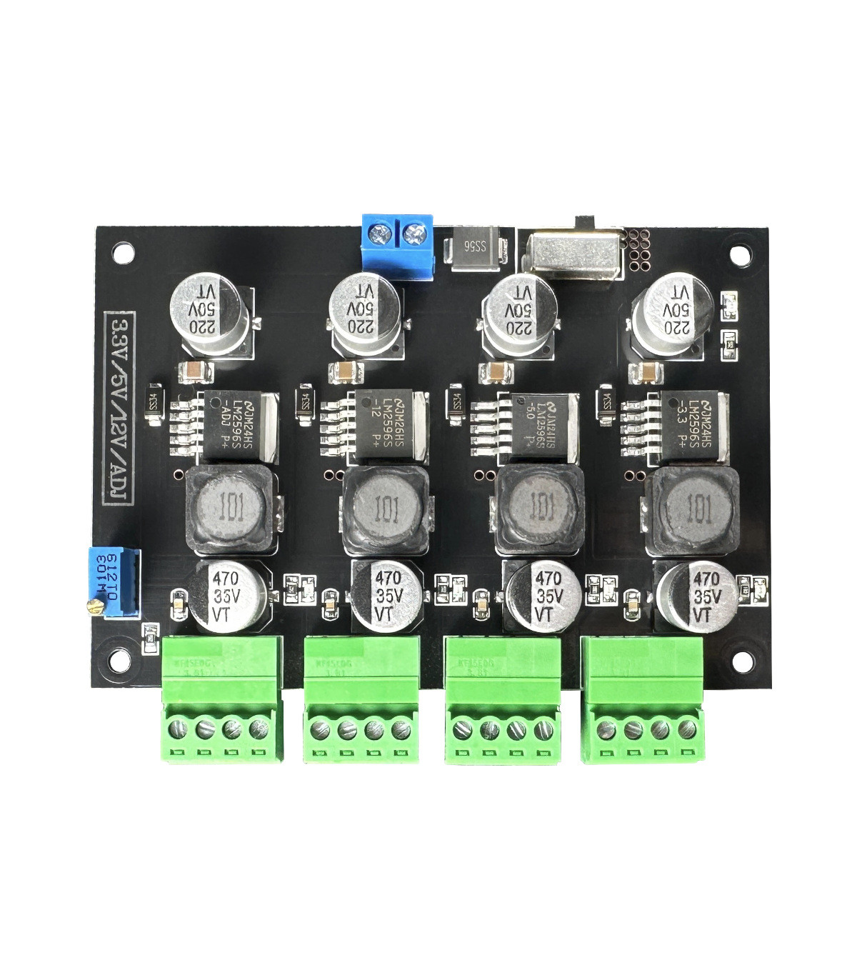 Multioutput DC-DC converter LMR2596 module | hamparts.shop