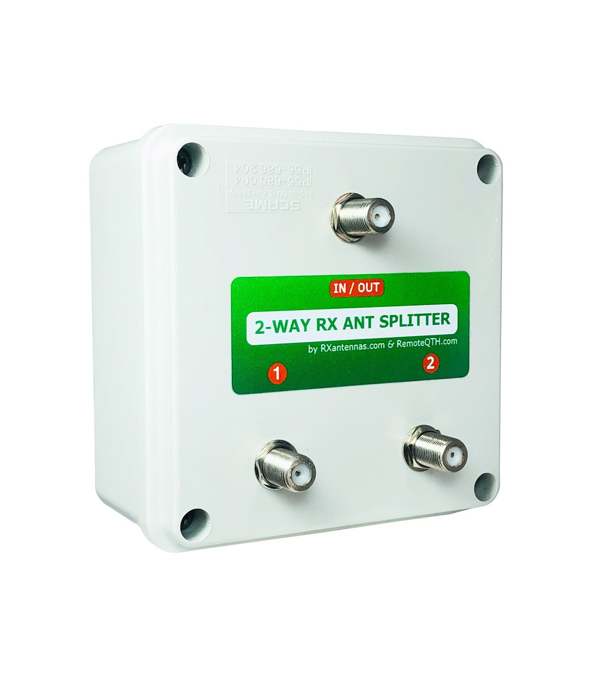 2-way splitter BOX RX antenna ASSEMBLED VERSION | hamparts.shop