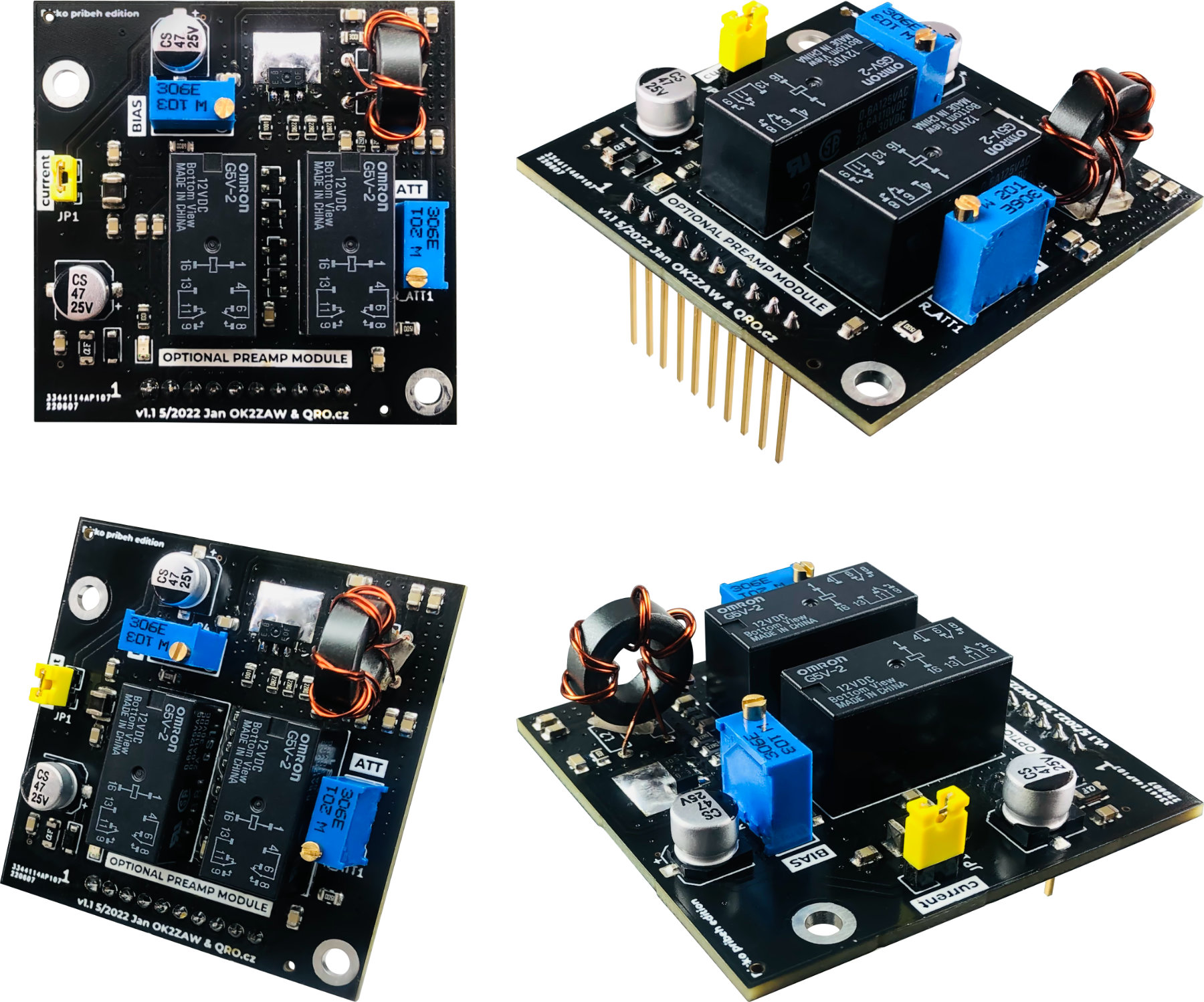 manual optional preamp module by qro.cz | hamparts.shop